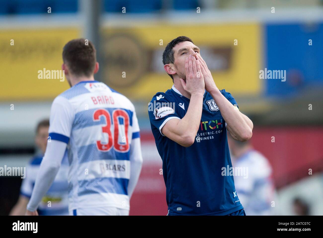 Cappielow Park, Greenock, Inverclyde, UK. 1st Feb, 2020. Scottish ...