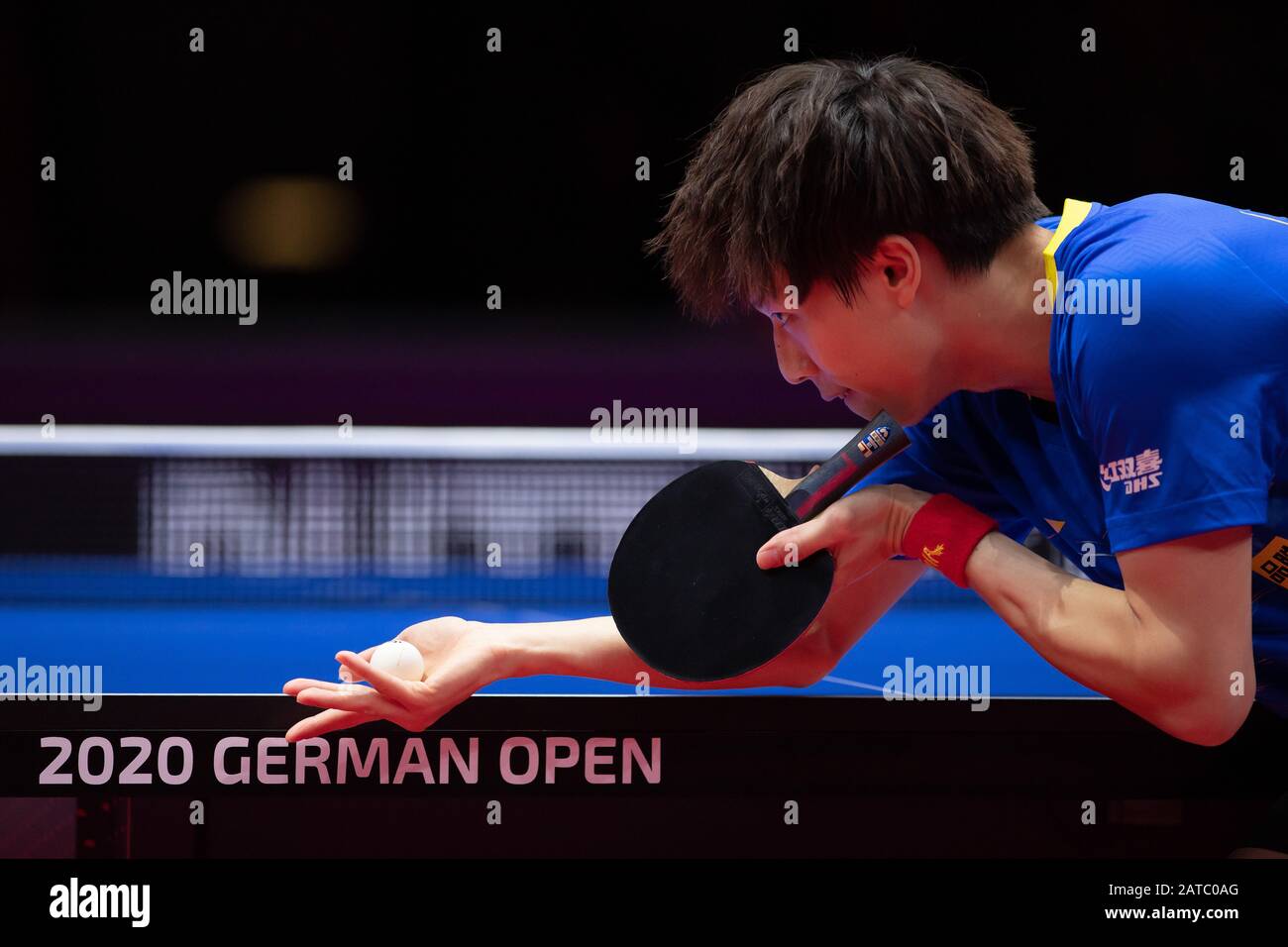 Magdeburg, Germany. 01st Feb, 2020. Table tennis: German Open, men's ...