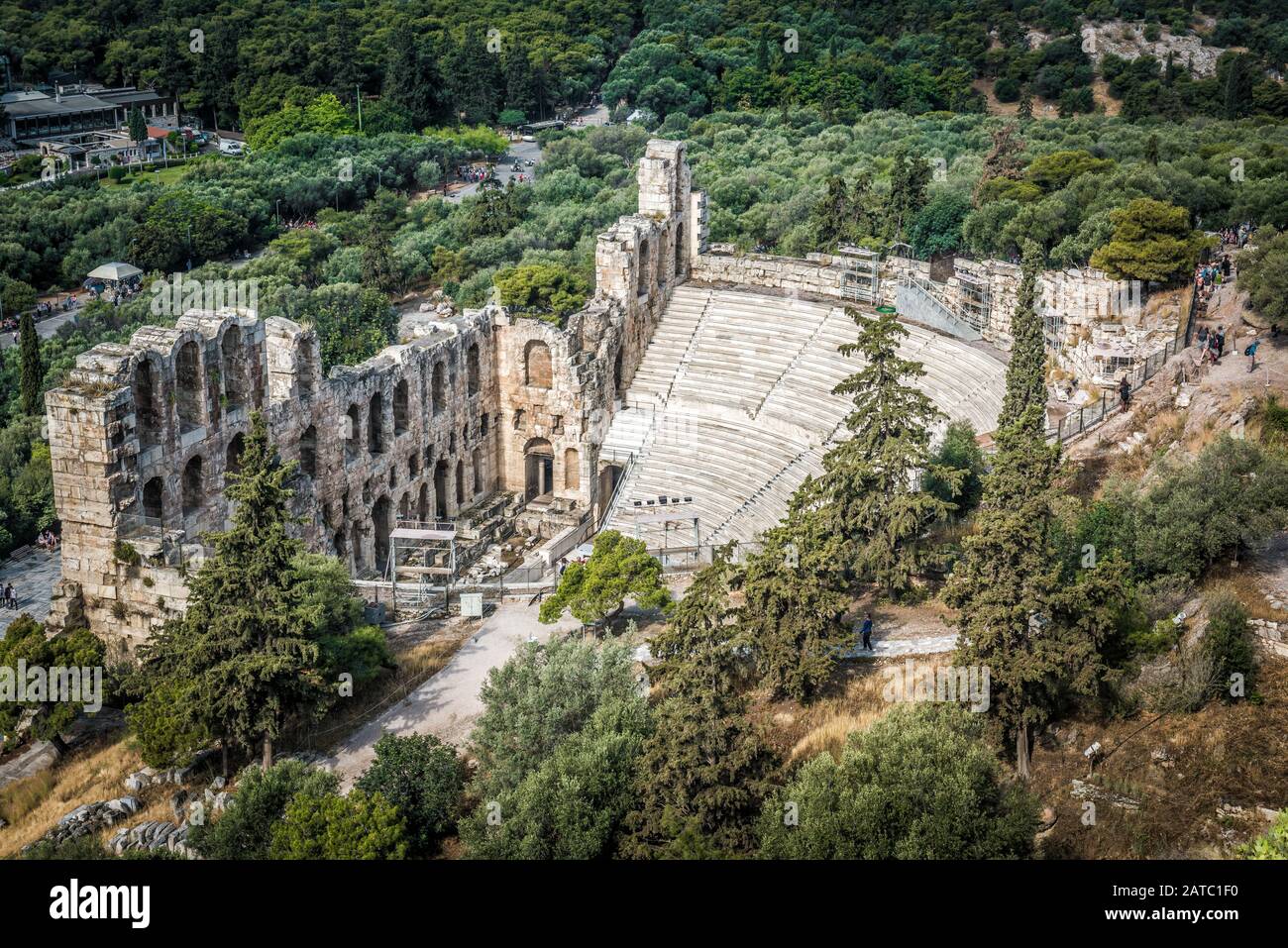 Acropolis amphitheater hi-res stock photography and images - Alamy