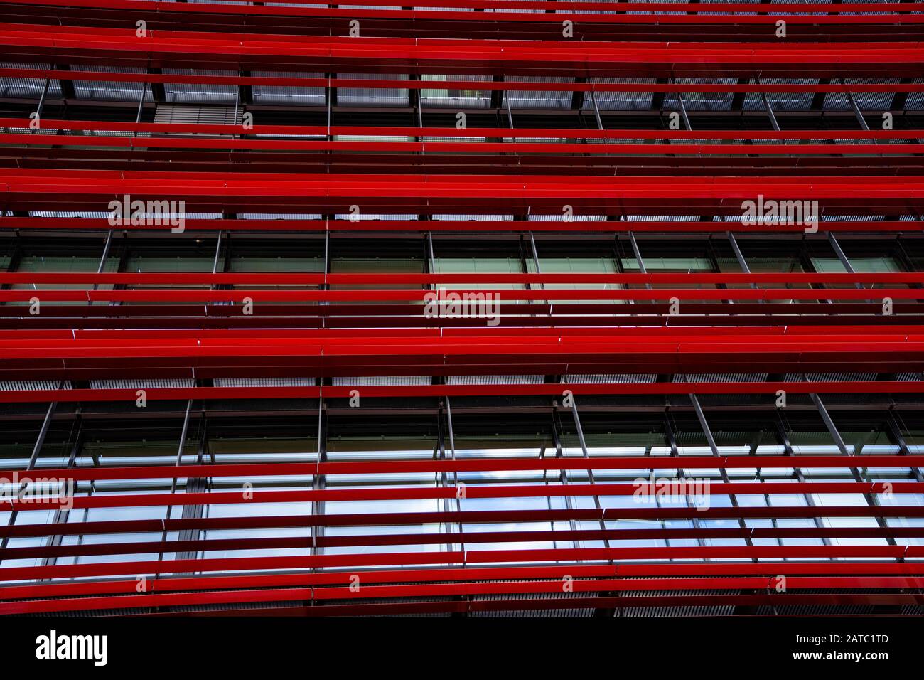 great close up shot of a random building in berlin Germany ...