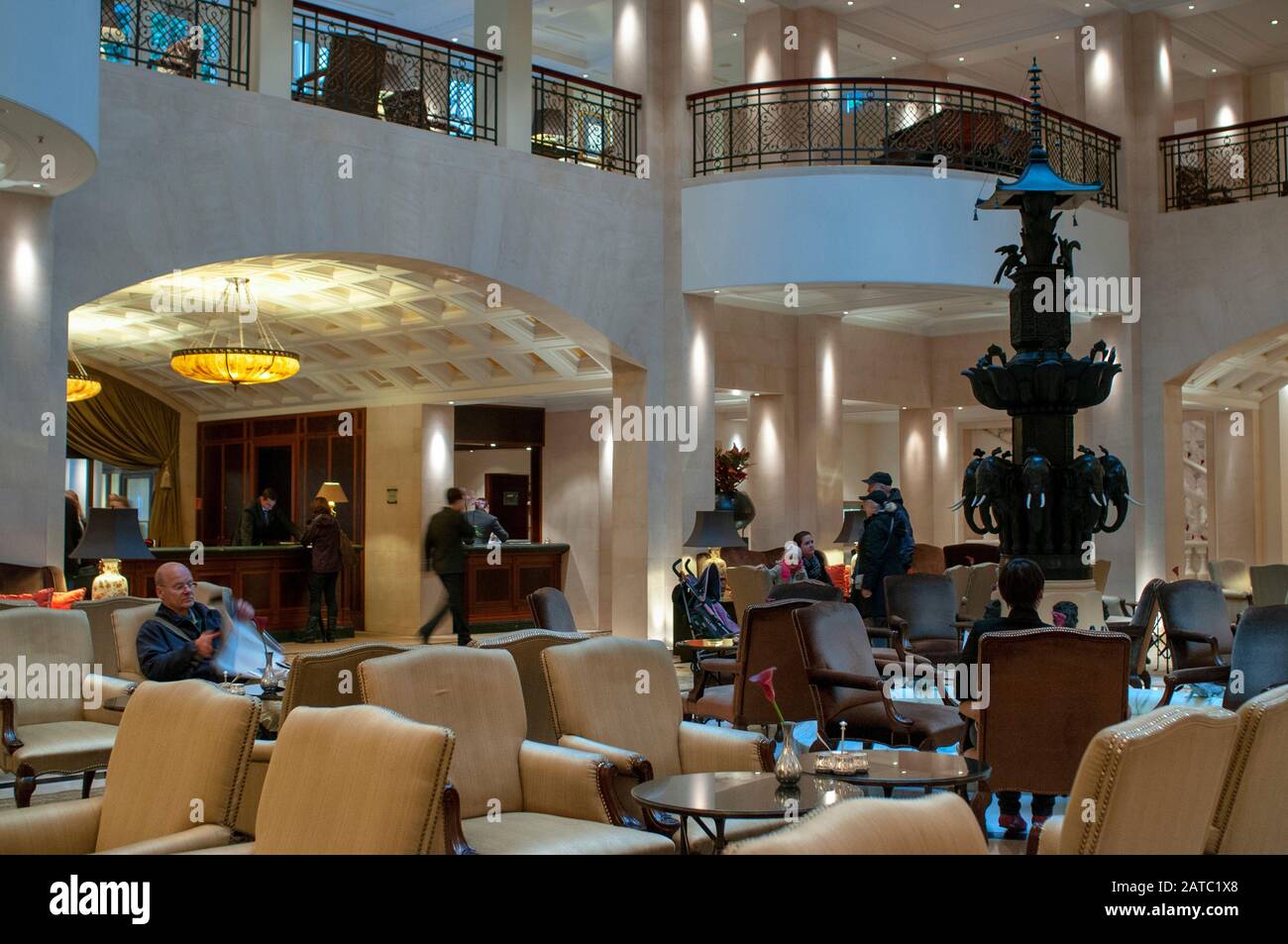 Inside Hotel Adlon, Unter den Linden, Pariser Platz, Mitte, Berlin ...
