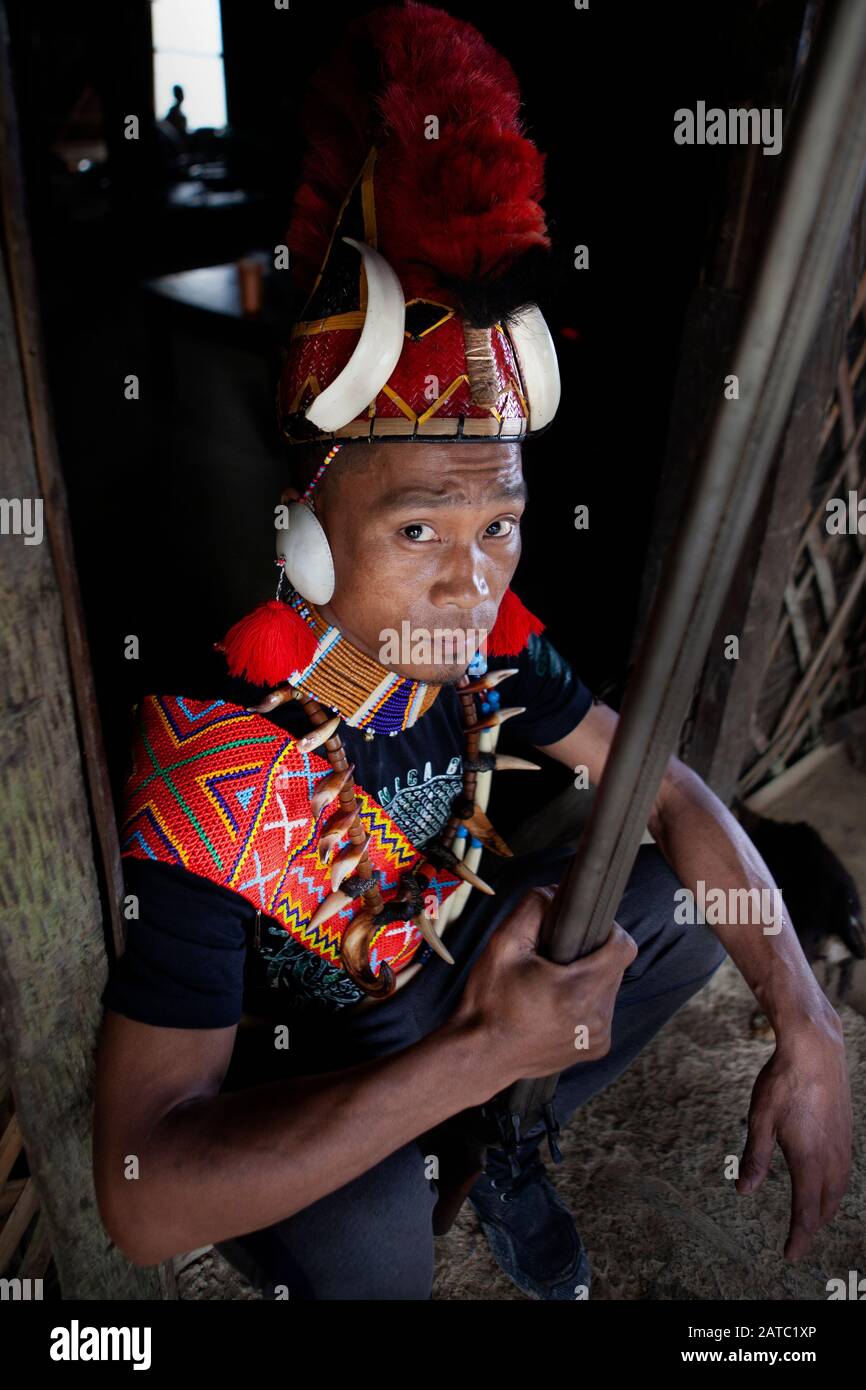 Konyak tribe hi-res stock photography and images - Alamy