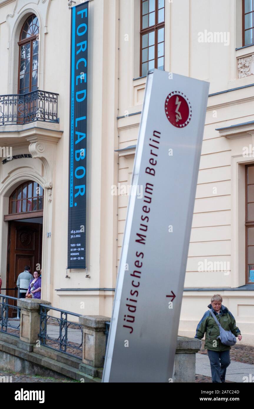Exterior of The Jewish Museum Berlin or Jüdisches Museum in Berlin ...