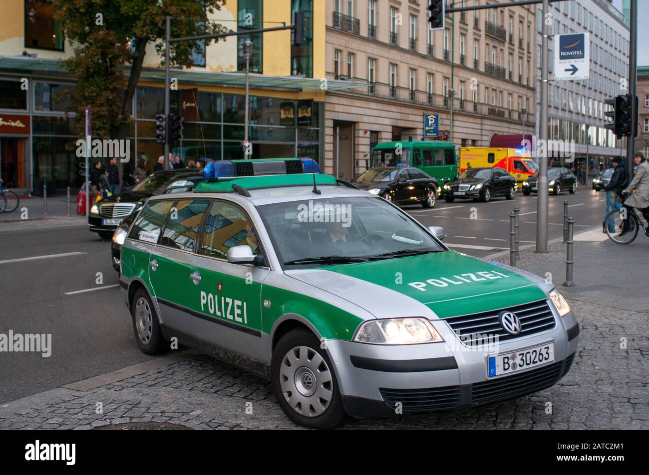 Berlin police car hi-res stock photography and images - Alamy