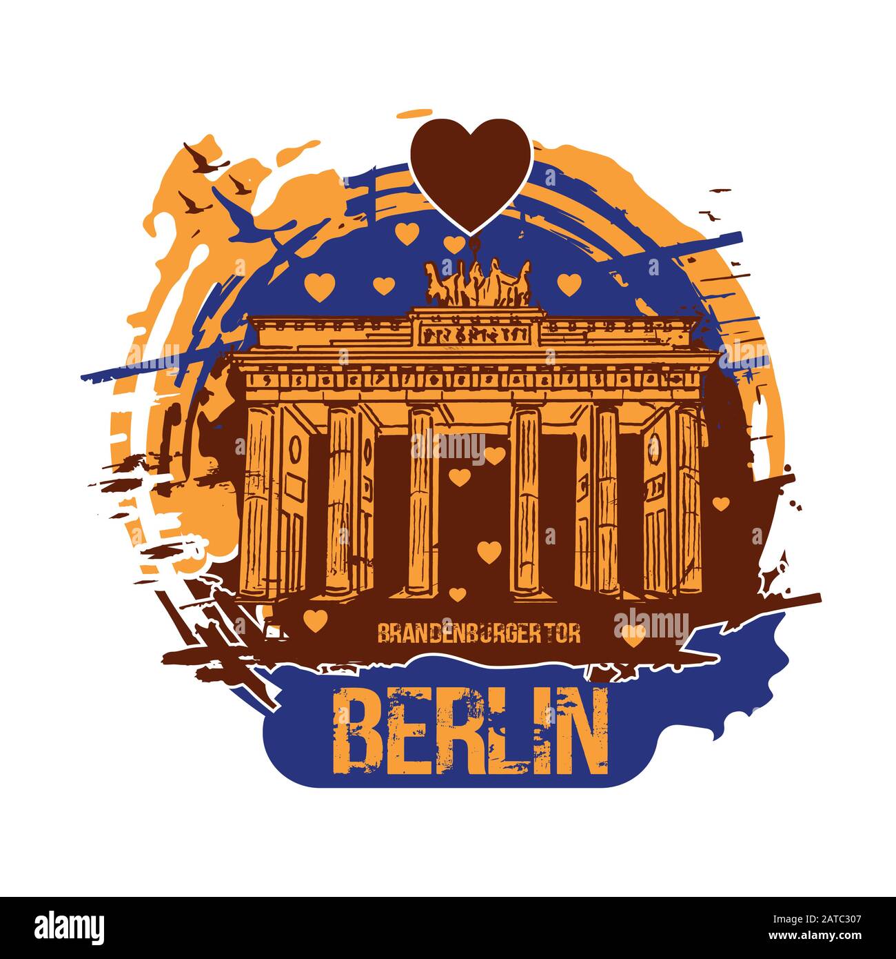 Germany city construction architecture Stock Vector Images - Alamy