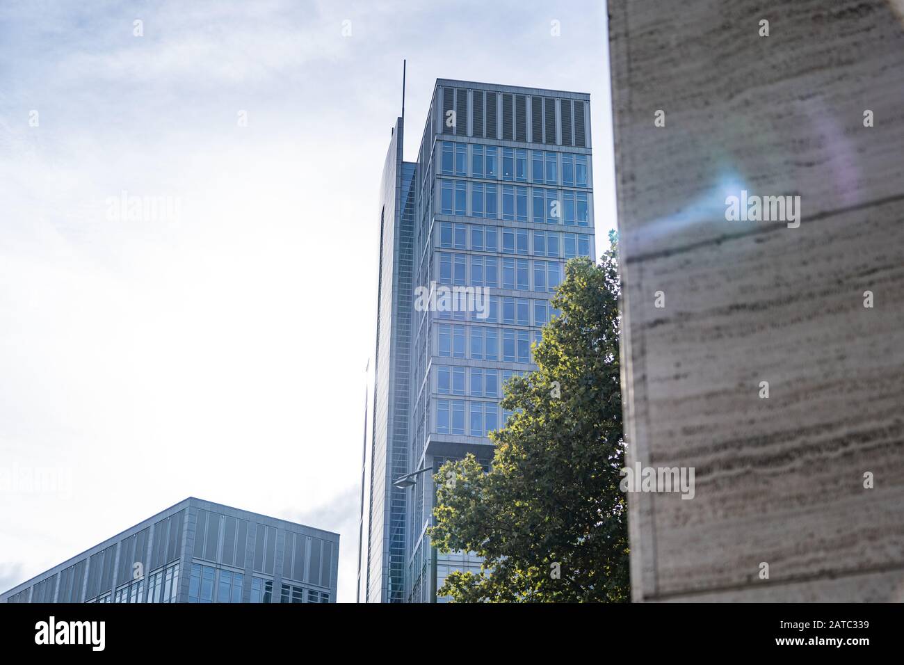 great close up shot of a random building in berlin Germany ...