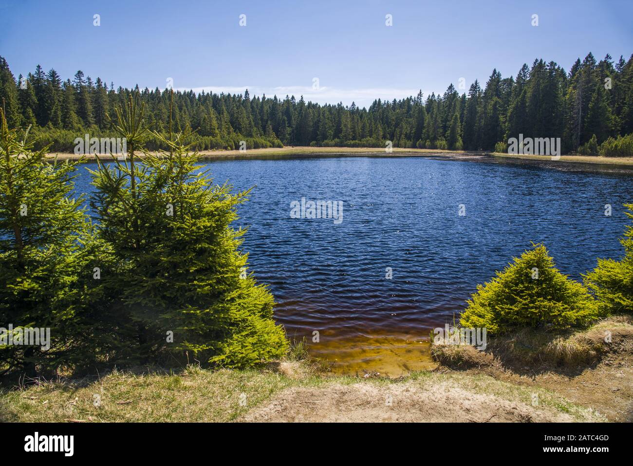 Crno Jezero Or Black Lake, A Popular Hiking Destination On Pohorje ...