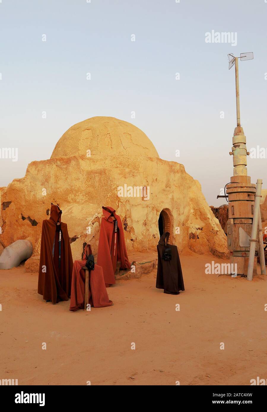 Structures in the Sahara Desert, used as scenes for Star Wars Stock ...