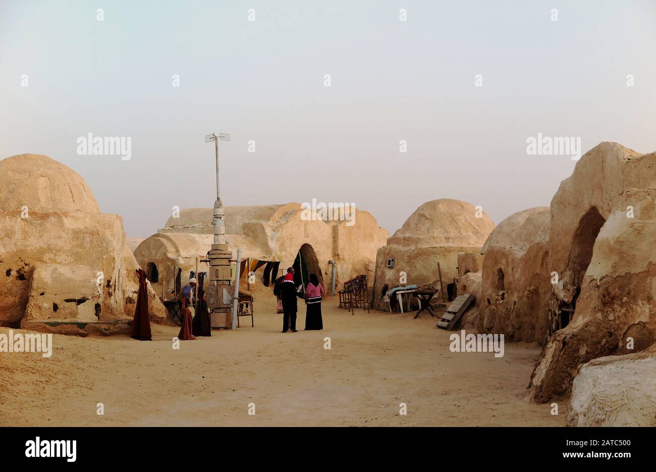 Structures in the Sahara Desert, used as scenes for Star Wars Stock ...