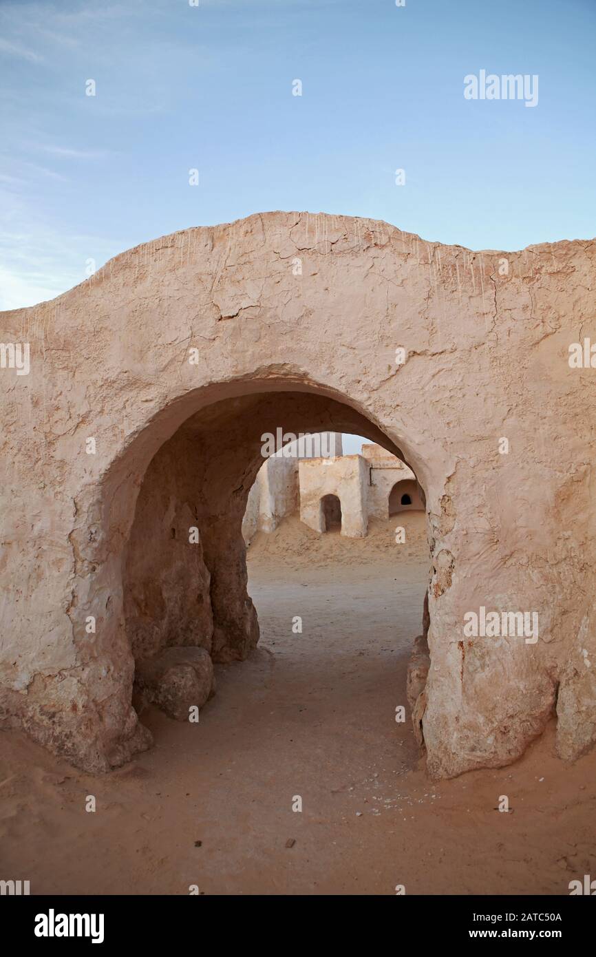 Structures in the Sahara Desert, used as scenes for Star Wars Stock ...