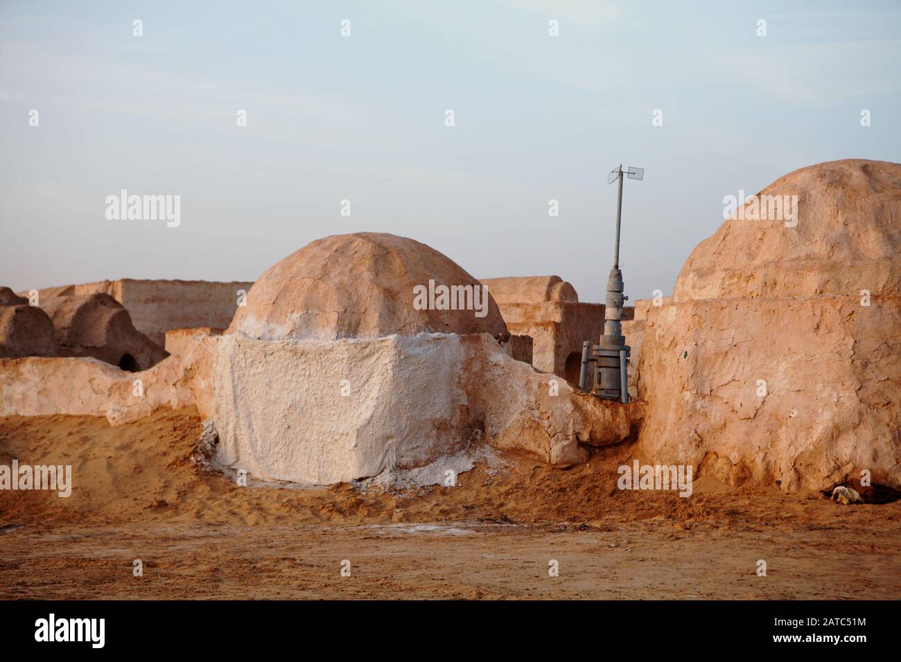 Structures in the Sahara Desert, used as scenes for Star Wars Stock ...