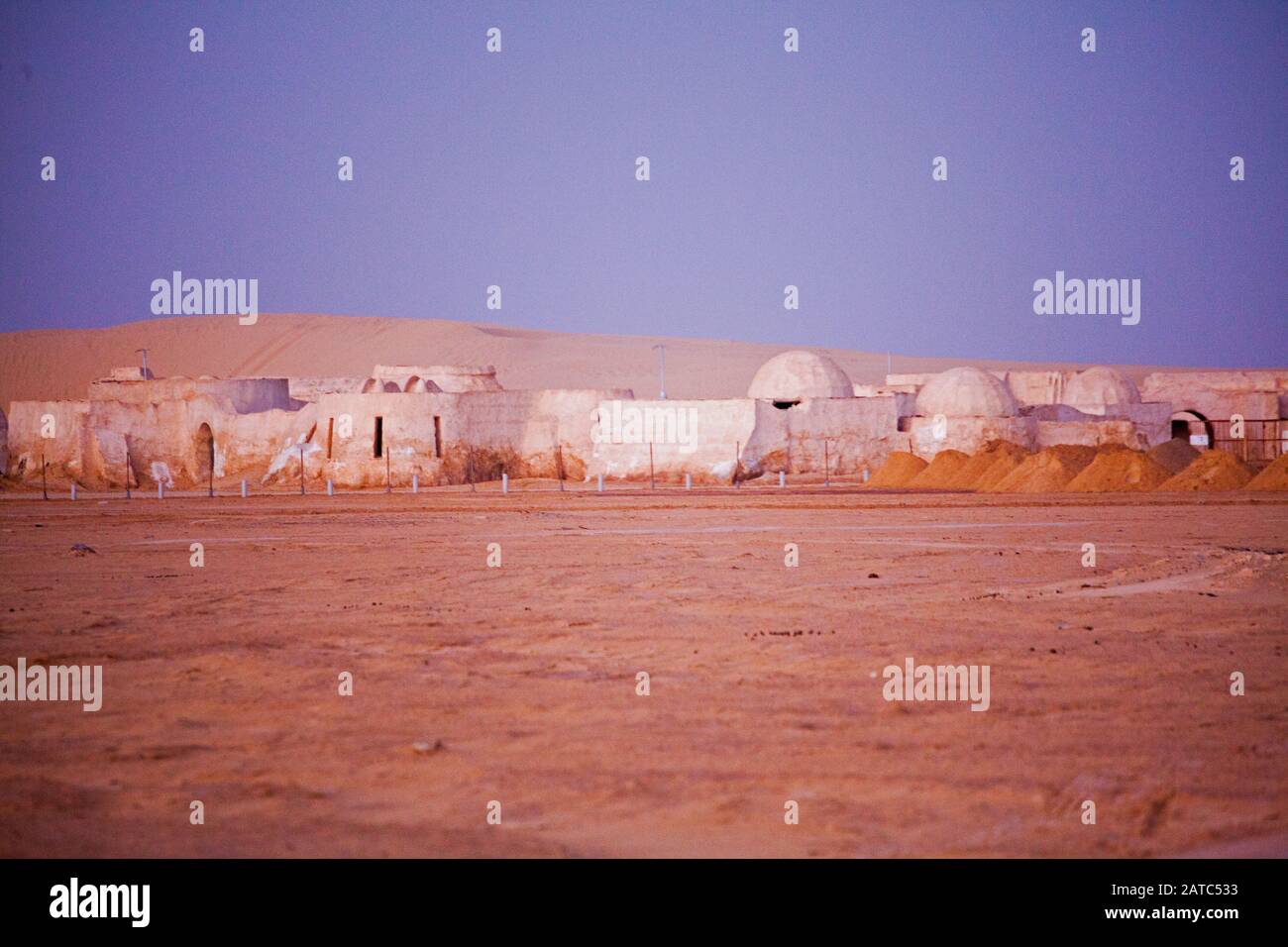 Structures in the Sahara Desert, used as scenes for Star Wars Stock ...