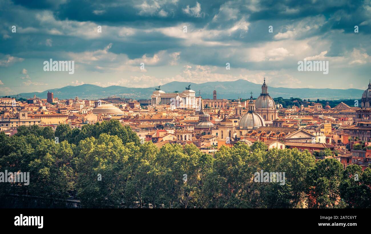 Aerial view rome hi-res stock photography and images - Alamy