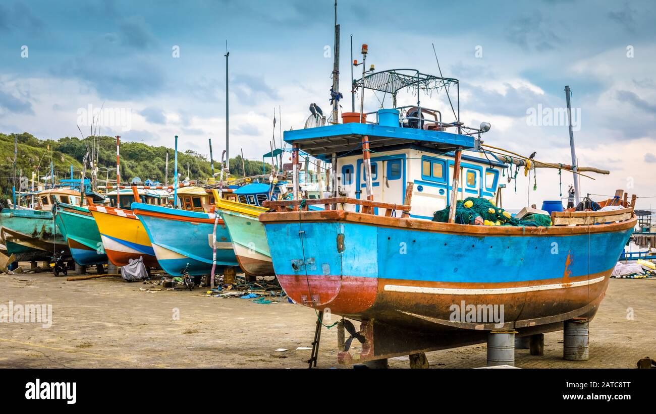 Old trawlers hi-res stock photography and images - Alamy