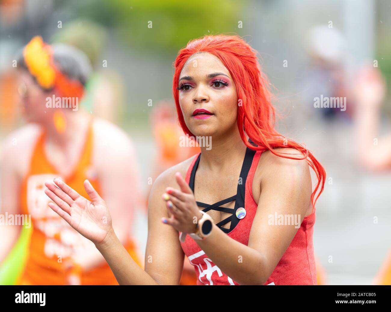 Cincinnati, Ohio, USA - June 22, 2019: The Cincinnati Pride Parade ...