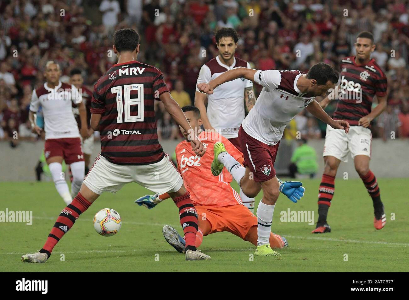 Rio de Janeiro, Brazil, January 29, 2020 Football player Nenê from the ...