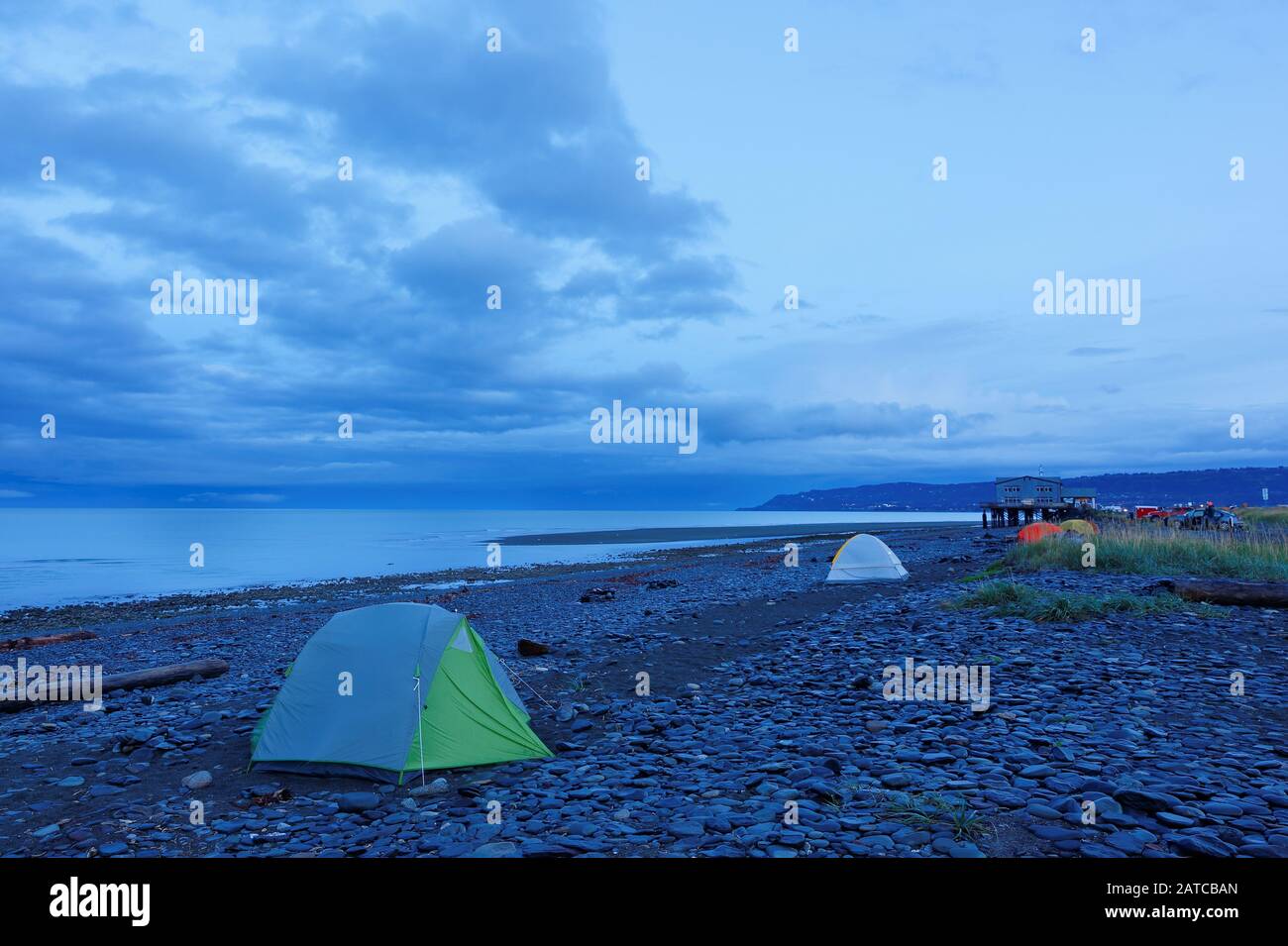 Homer spit campground hi-res stock photography and images - Alamy