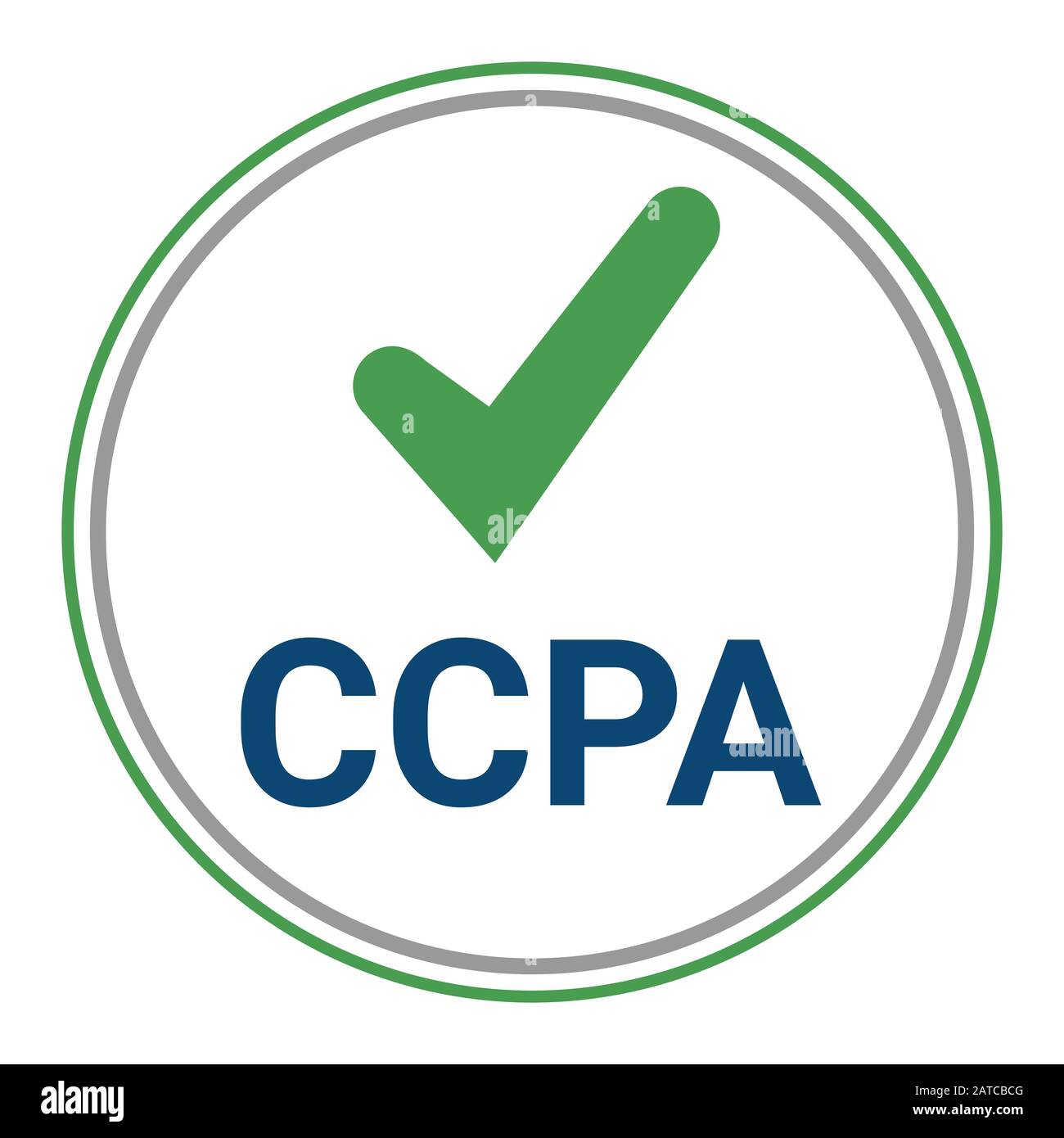 CCPA symbol icon illustration Stock Photo - Alamy