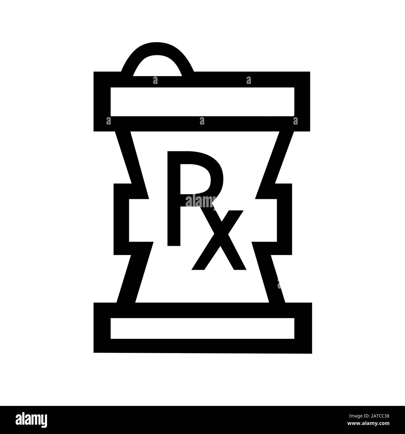 RX symbol icon illustration Stock Photo - Alamy