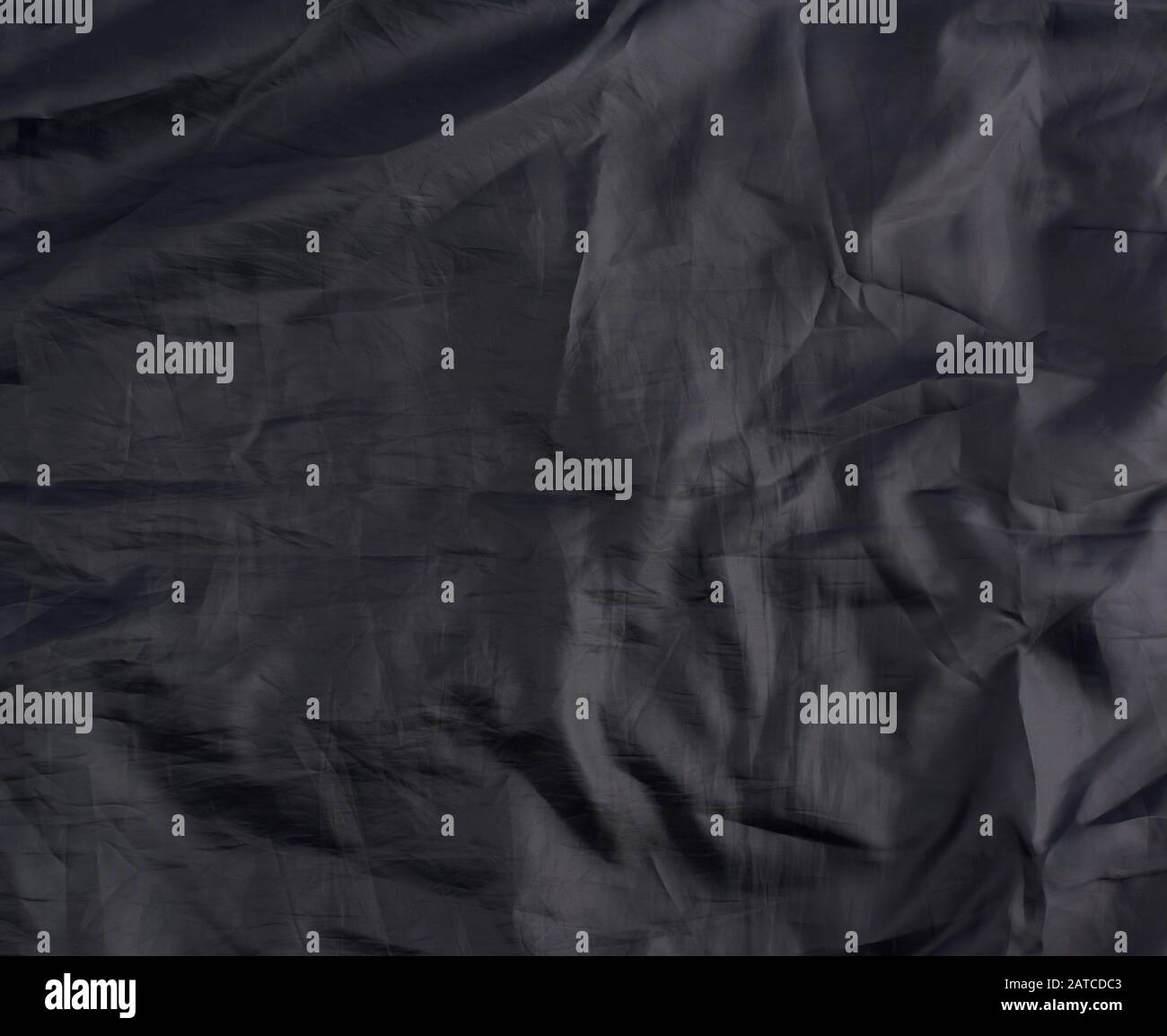 crumpled gray synthetic fabric for the manufacture of lining for skirts ...