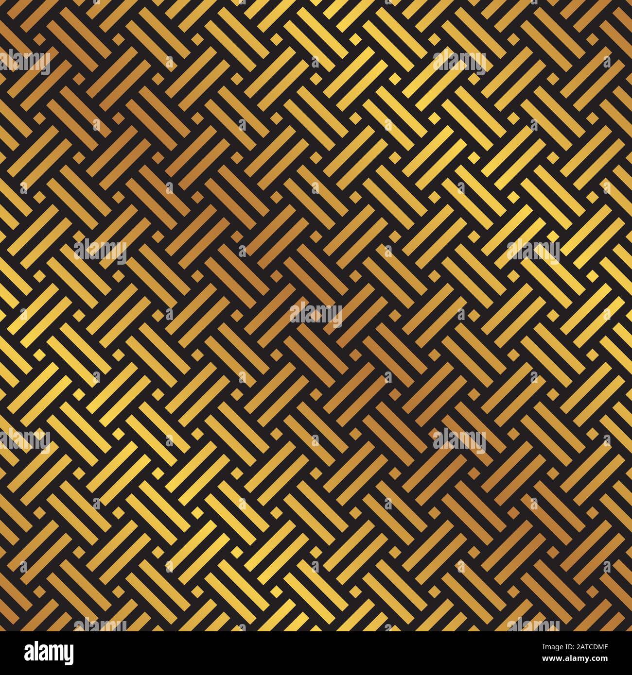 Seamless gold and black weave pattern background Stock Vector Image ...