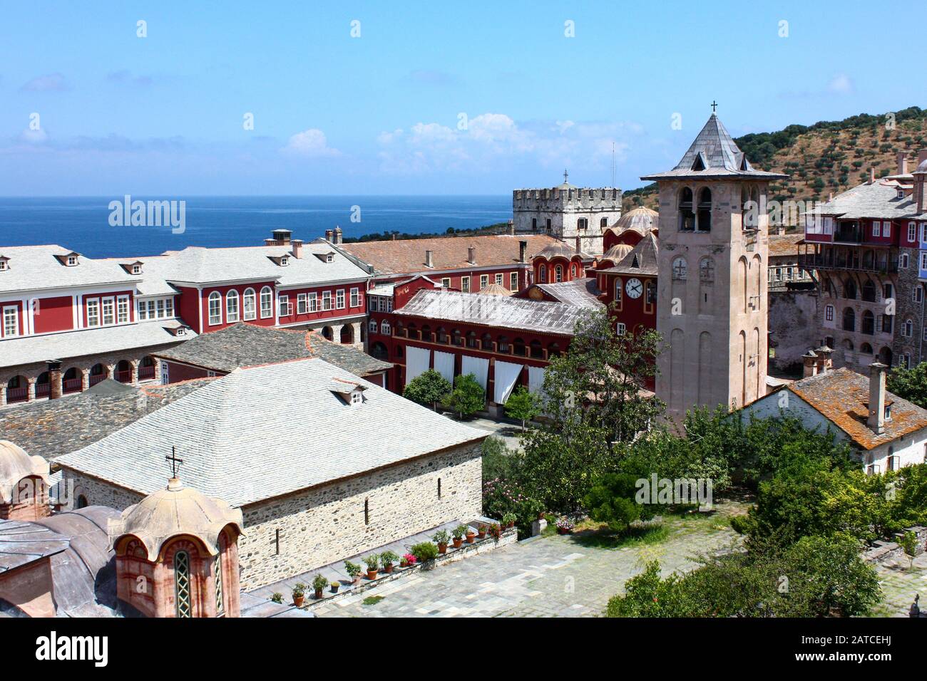 Mount Athos, Greece. 2011/7/27. The Holy and Great Monastery of ...