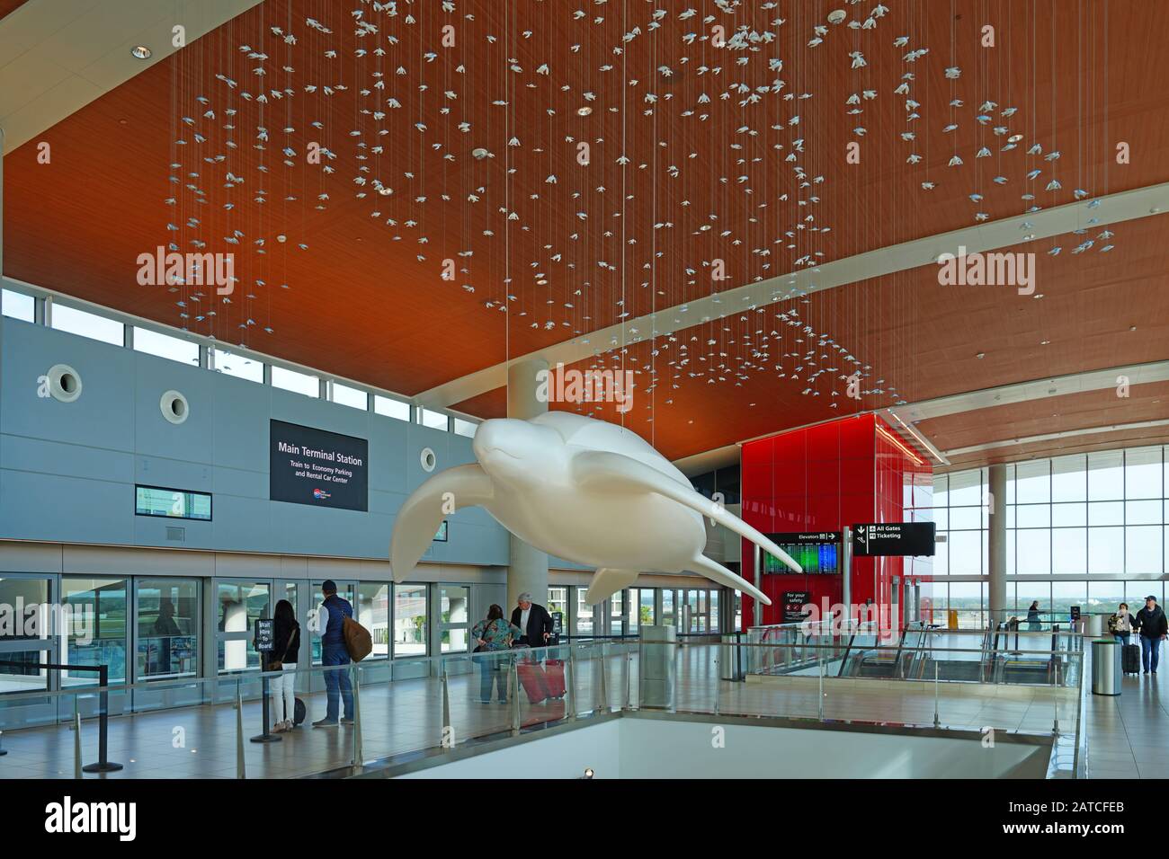 TAMPA, FL -24 JAN 2020- View of the Tampa International Airport (TPA ...