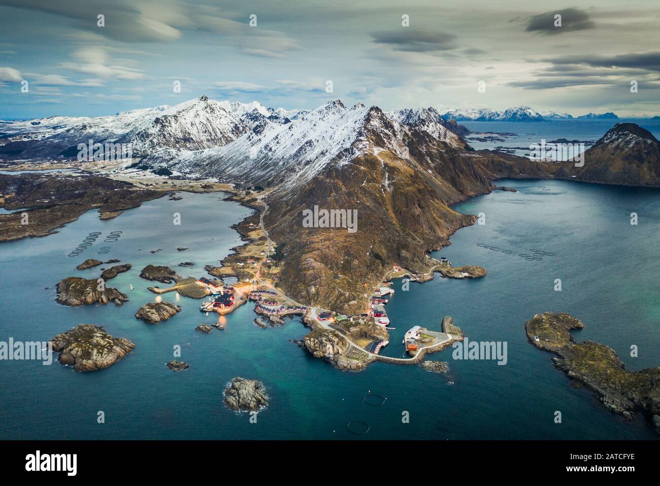 Mortsund at Lofoten Islands, Norway Stock Photo - Alamy