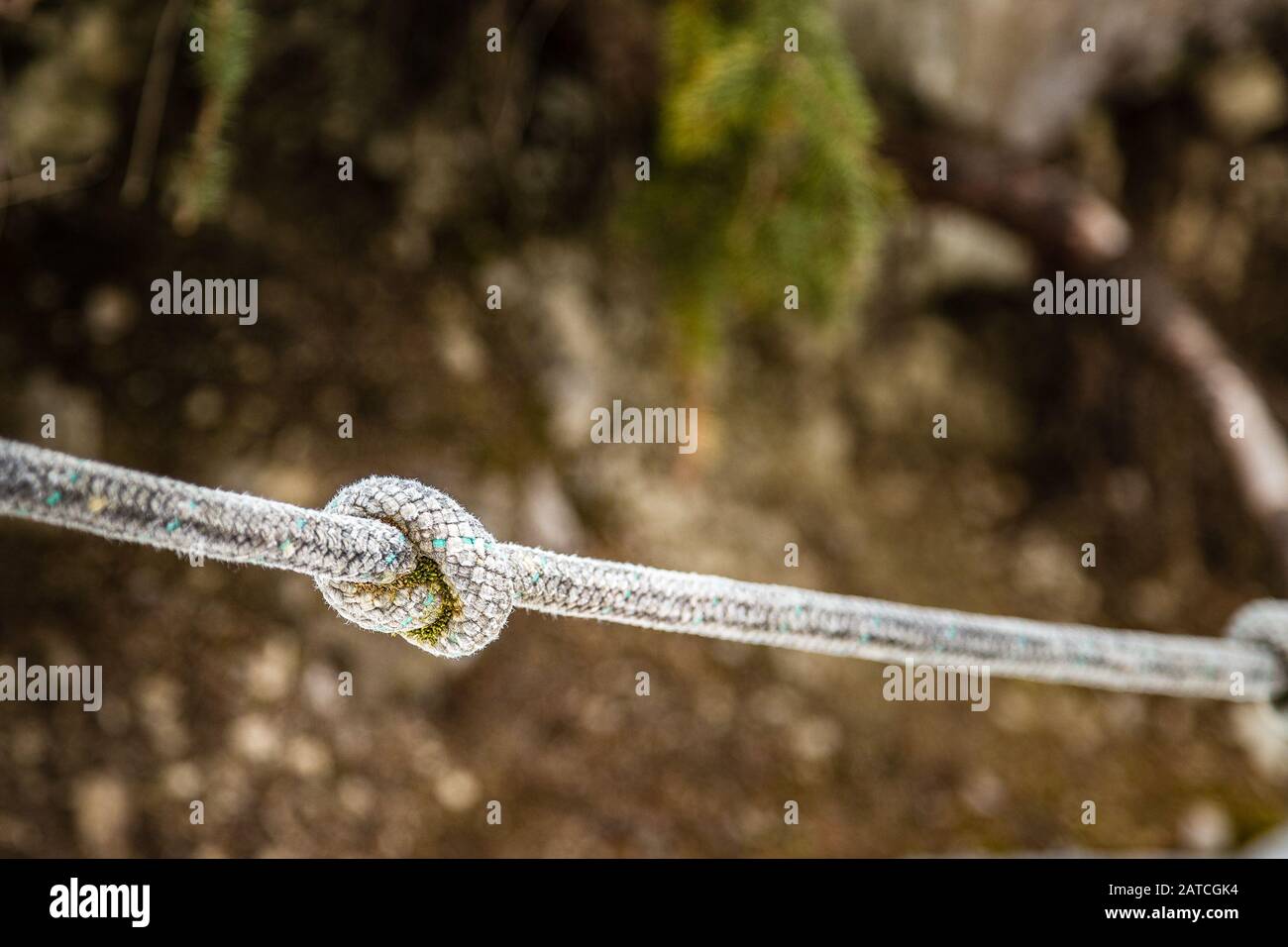 closeup of knot of a rope Stock Photo - Alamy