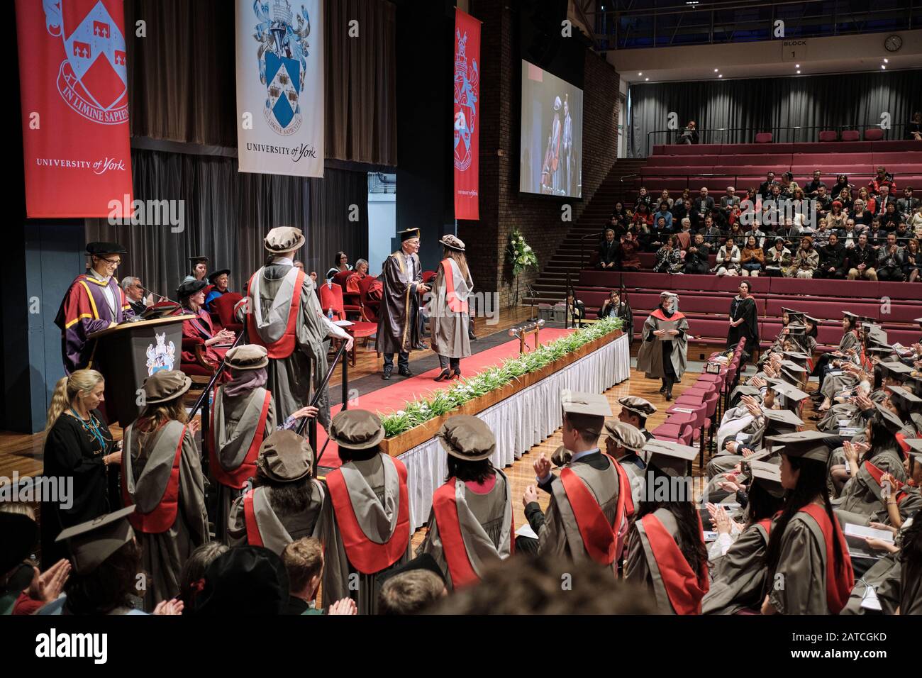 Graduation Ceremony University of York Stock Photo - Alamy