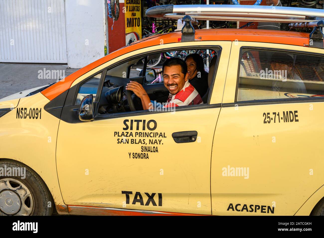 Mexico taxi driver hi-res stock photography and images - Alamy
