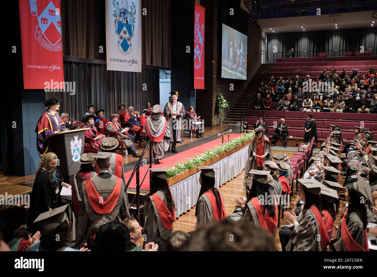 Graduation Ceremony University of York Stock Photo - Alamy
