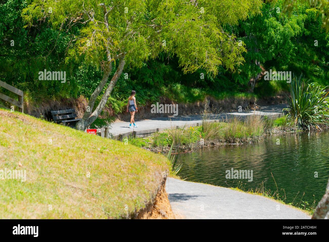 Teenage girl in natural outdoors Stock Photo - Alamy