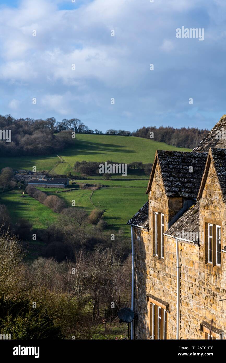 snowshill village cotswolds england uk Stock Photo - Alamy