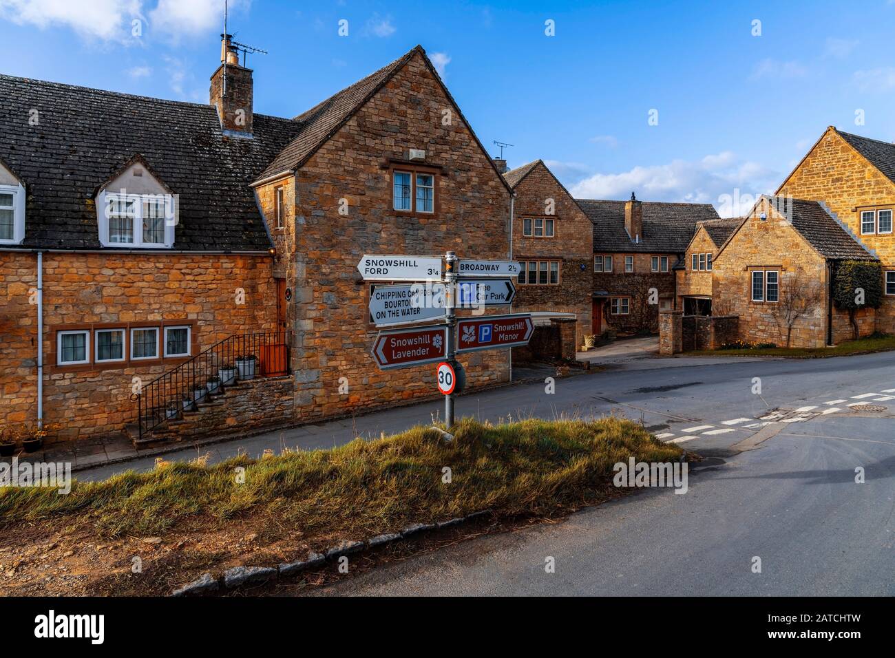 snowshill village cotswolds england uk Stock Photo - Alamy