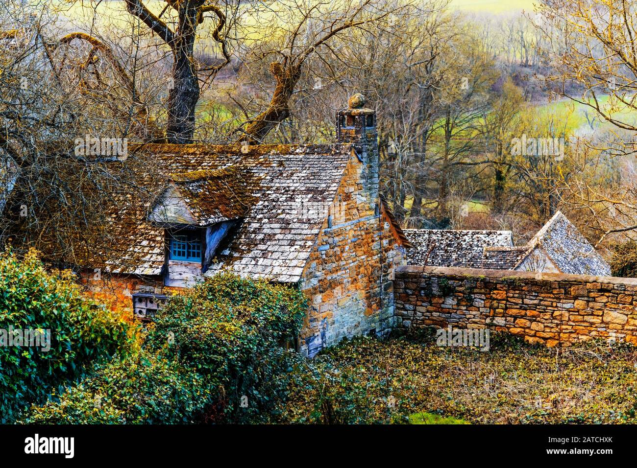 snowshill village cotswolds england uk Stock Photo - Alamy