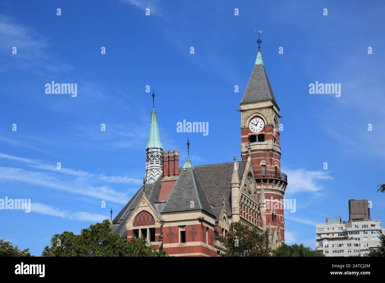 Historic Jefferson Market Library, Greenwich Village, Manhattan, New ...
