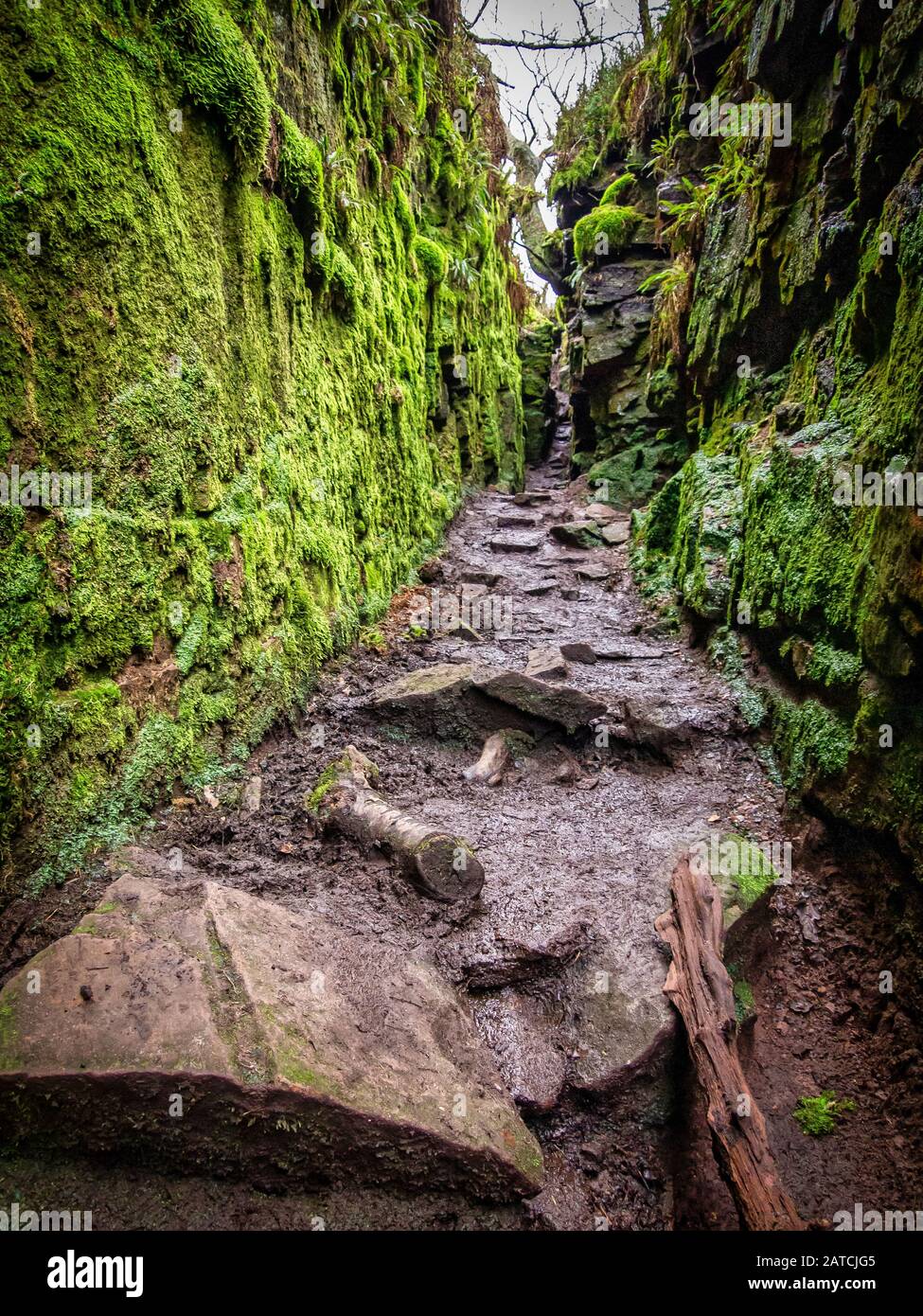 Luds church gradbach peak district hi-res stock photography and images ...