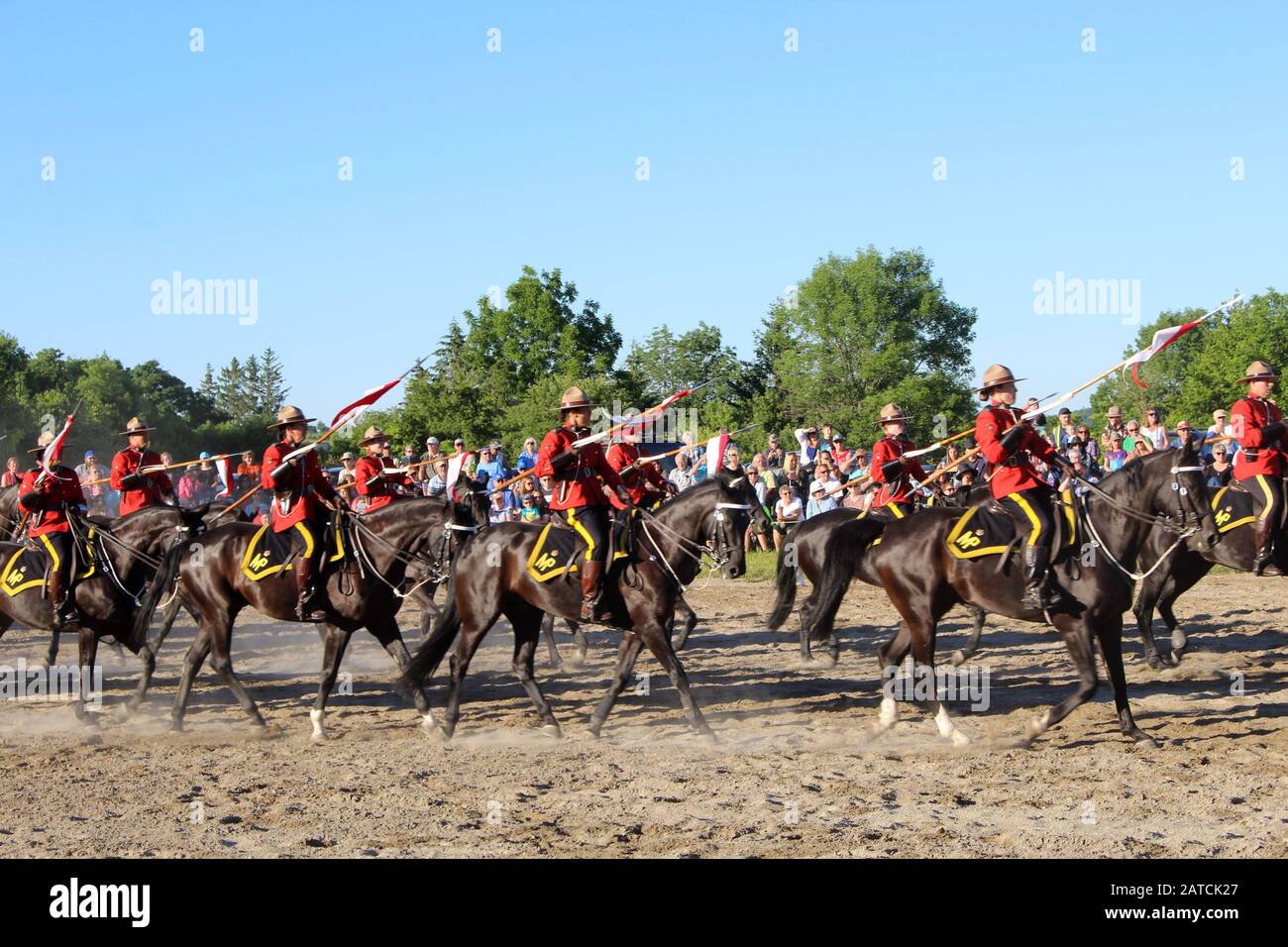 Royal Canadian Mounted Police Musical Ride Stock Photo - Alamy