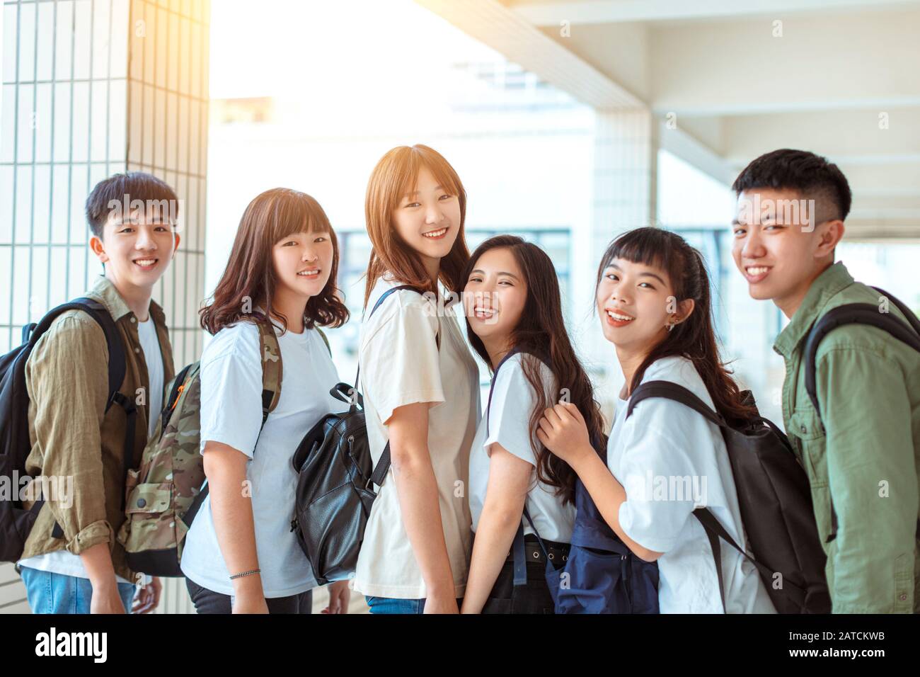 Teen standing classroom hi-res stock photography and images - Alamy