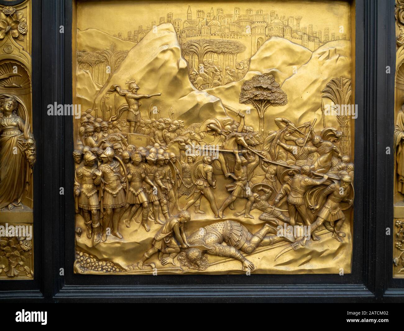 Golden doors of the florence baptistery hi-res stock photography and ...