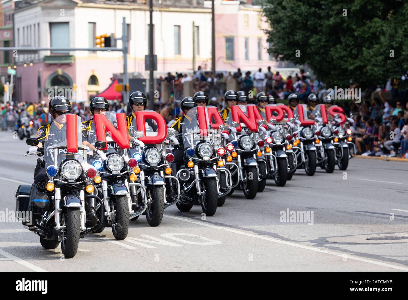 Indianapolis, Indiana, USA - September 28, 2019: The Circle City ...