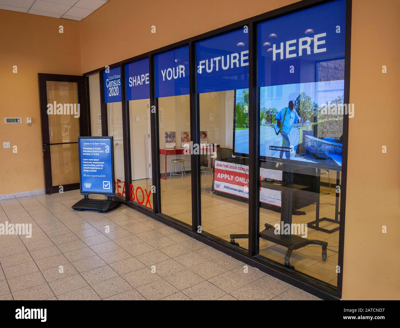 U.S. census employment office. Oak Park, Illinois Stock Photo - Alamy