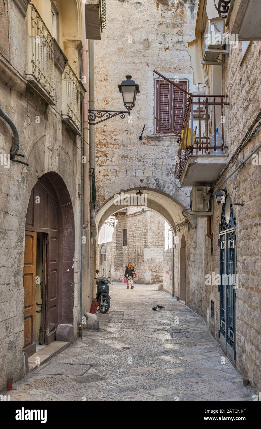 Italy puglia bari historic center hi-res stock photography and images ...
