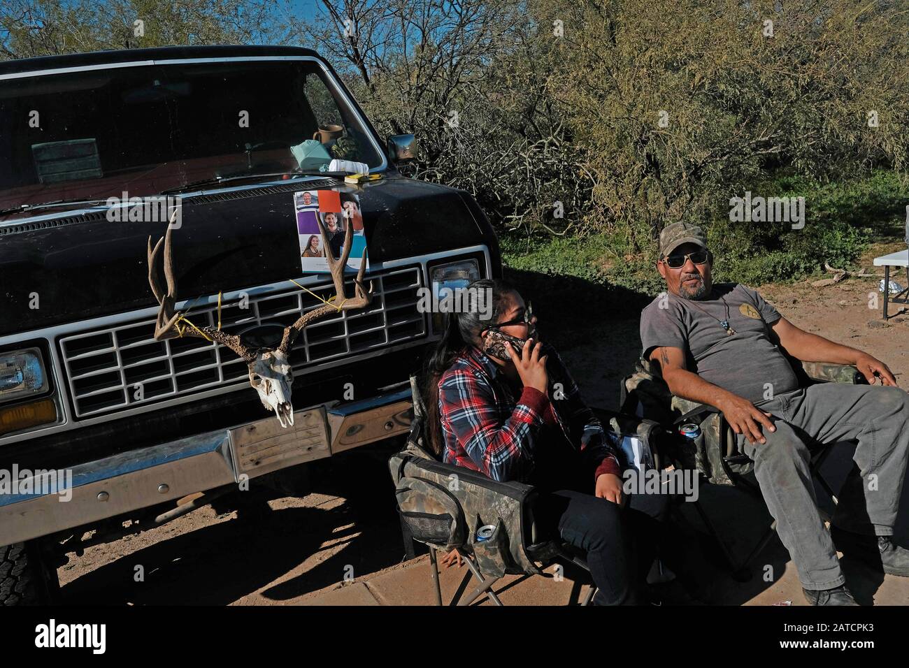 Sells, Arizona, USA. 1st Feb, 2020. The rodeo parade for the start of ...