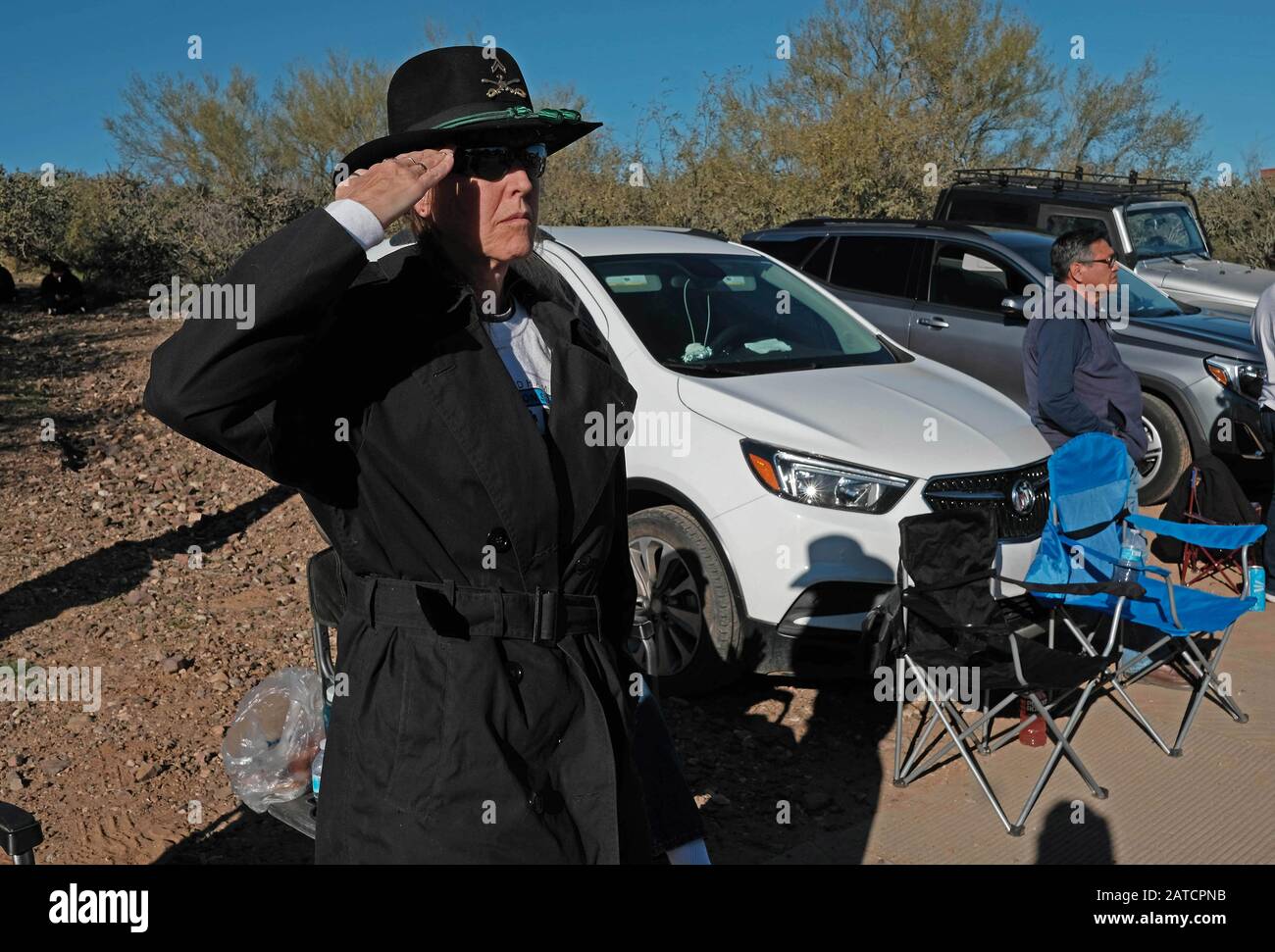 Sells, Arizona, USA. 1st Feb, 2020. The rodeo parade for the start of ...