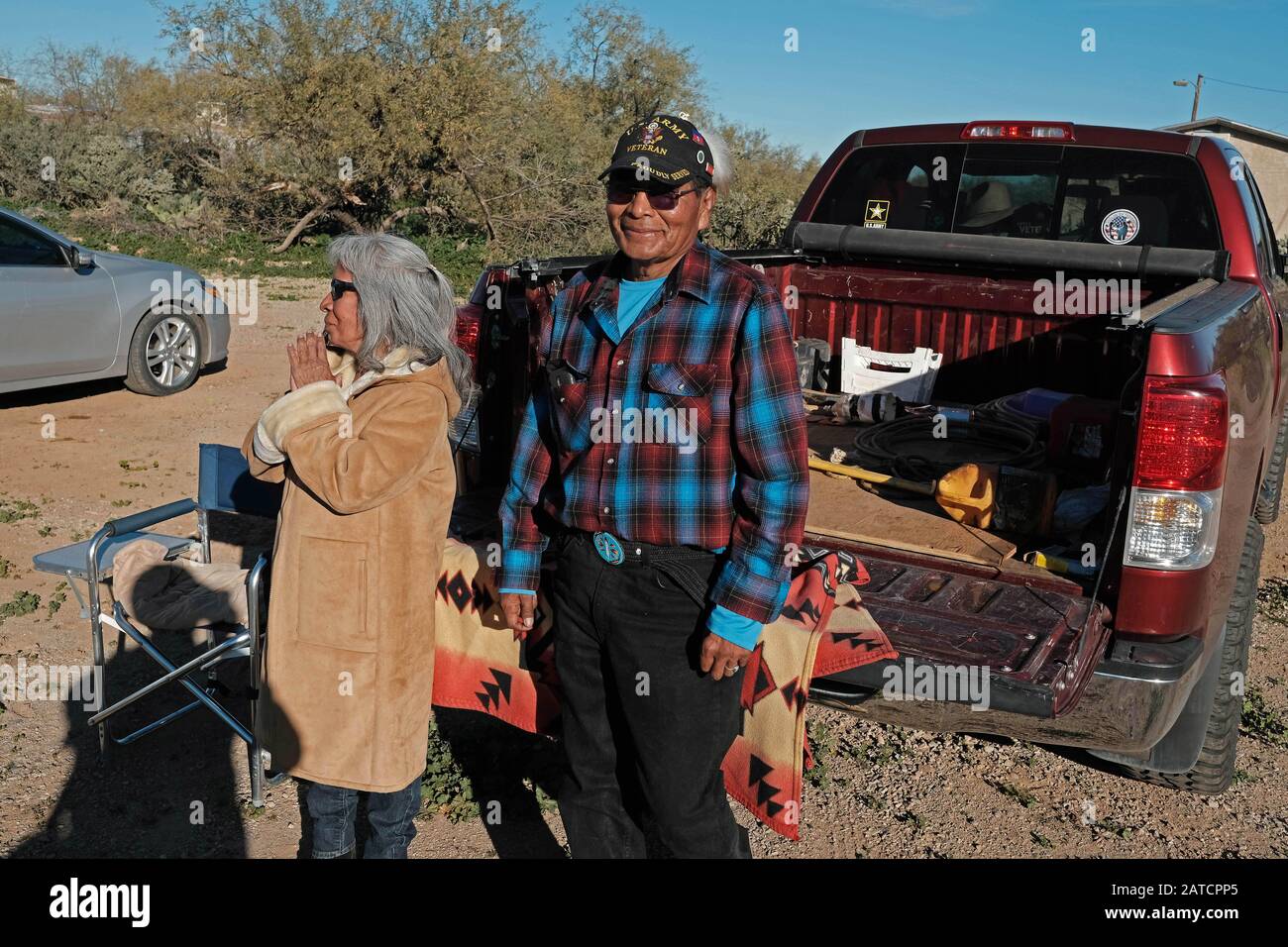 Sells, Arizona, USA. 1st Feb, 2020. The rodeo parade for the start of ...
