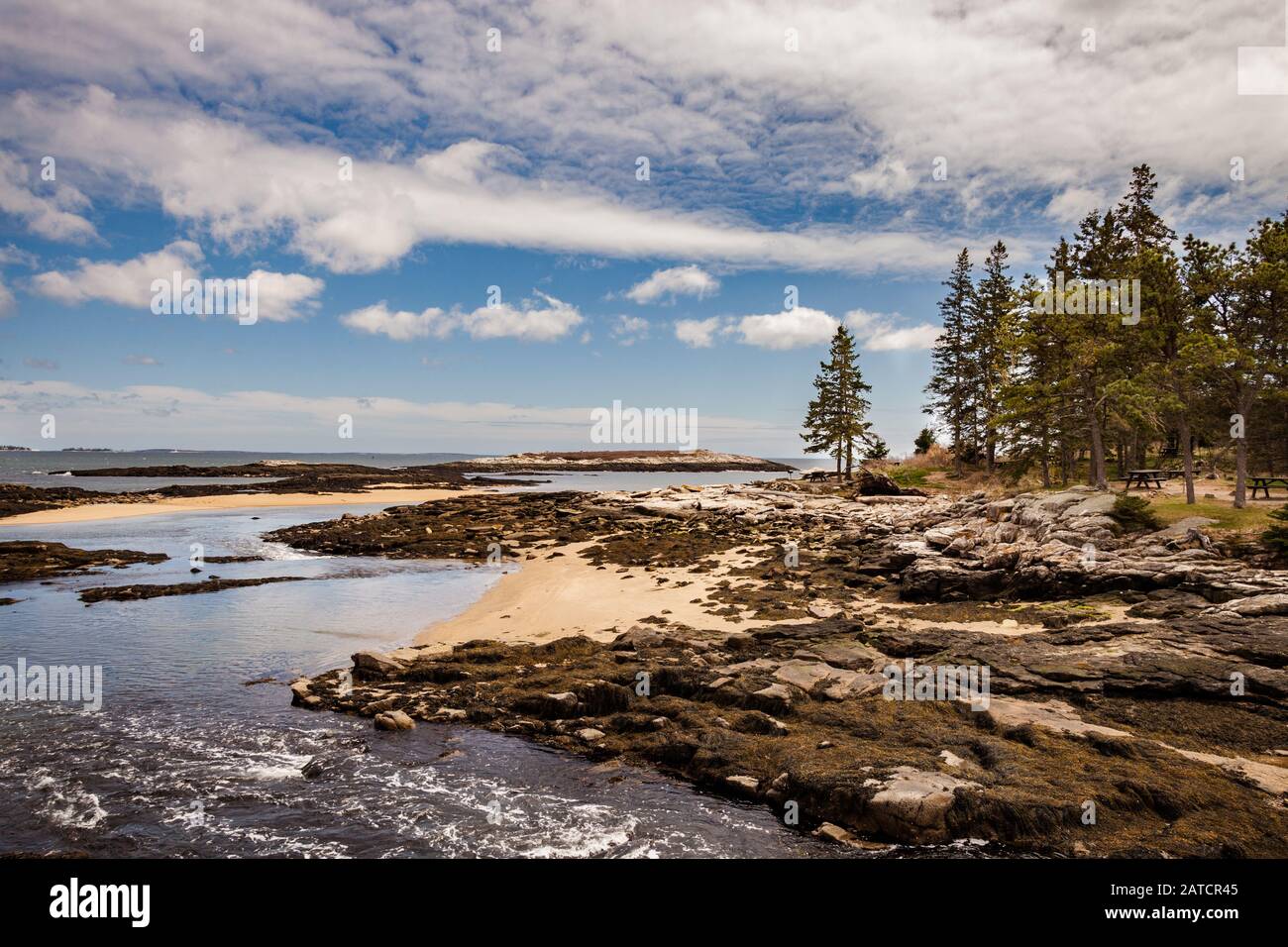 Georgetown Island, Maine Stock Photo - Alamy