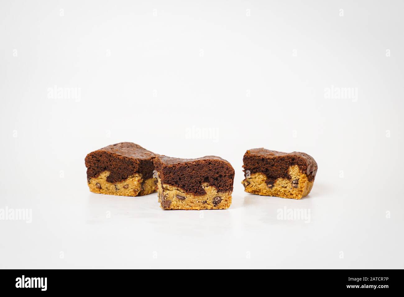 Half cookie/half brownie Stock Photo - Alamy