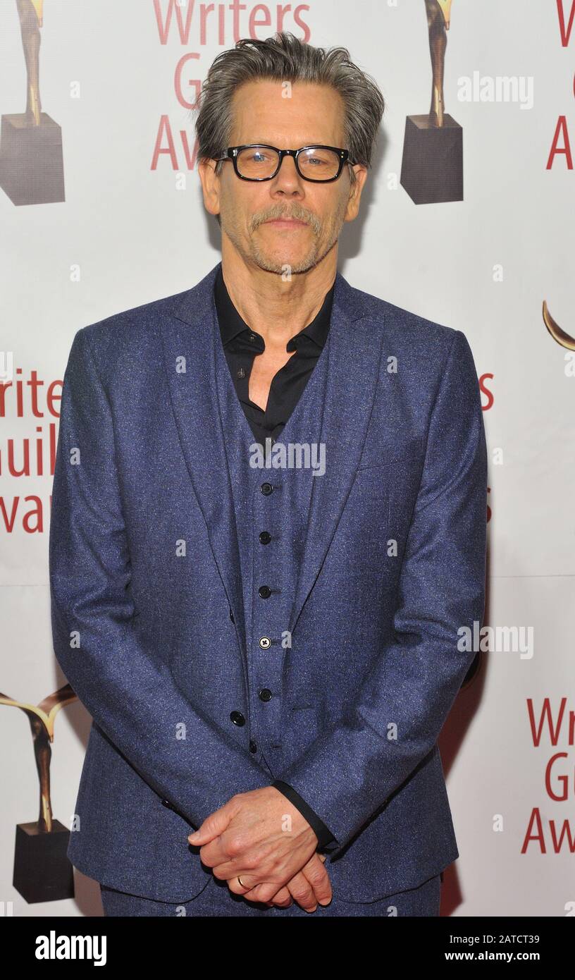 New York, USA. 01st Feb, 2020. Kevin Bacon attends the 2020 Writers ...